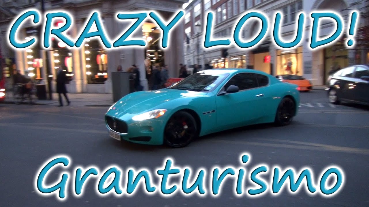 Crazy Loud Maserati Granturismo - 'Al-Thani' Turquoise - YouTube