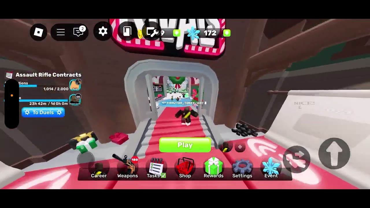 Playing with default load out| rivals| roblox - YouTube