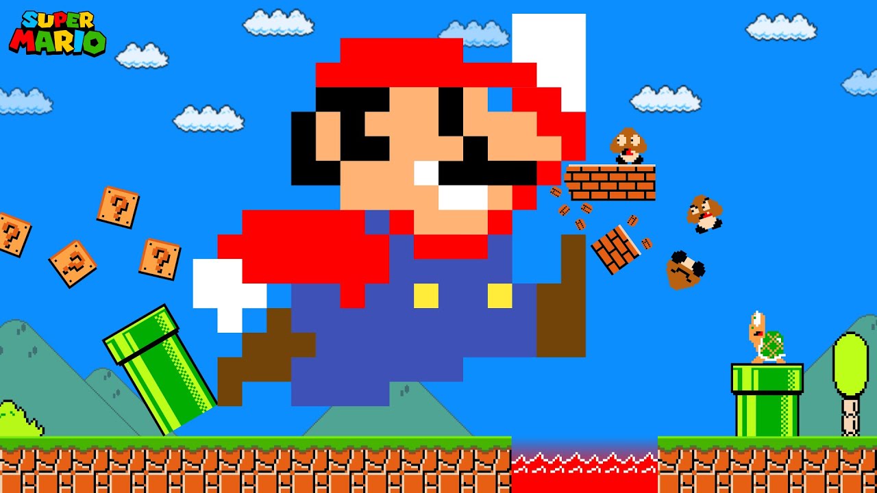 Every Time Mario Jumps, He Gets COLOSSAL! - YouTube