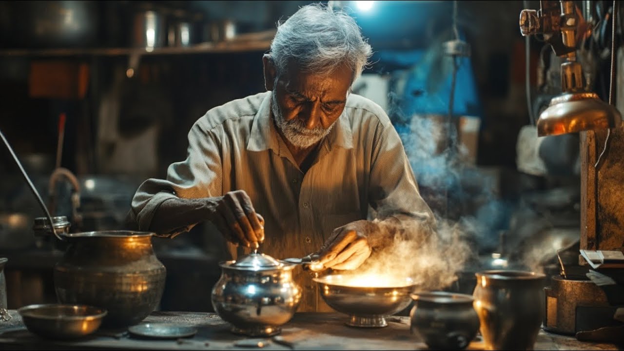 Making of Small Silver Vessel - Tempting - YouTube