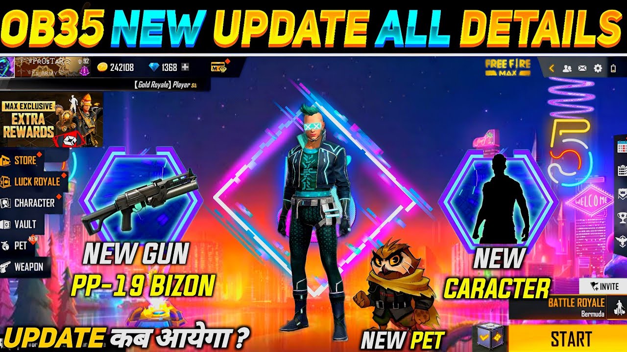Ob35 Update Kab Aayega | Ob35 Update Free Fire Date | Free Fire New ...
