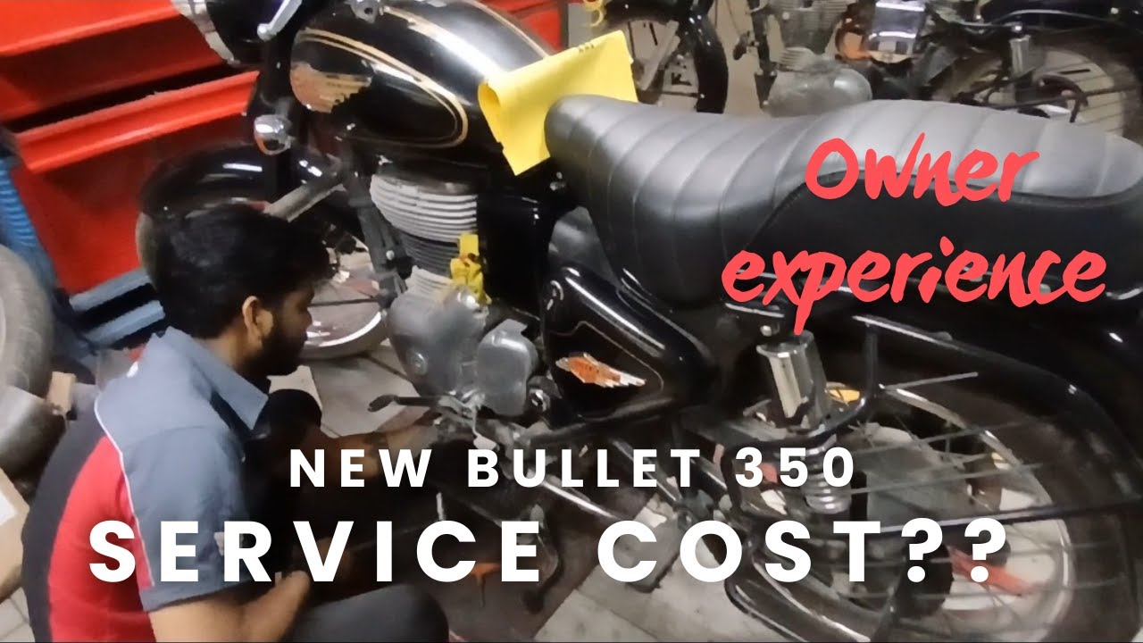 New Bullet 350 Service Cost, Experience And engine oil change - YouTube