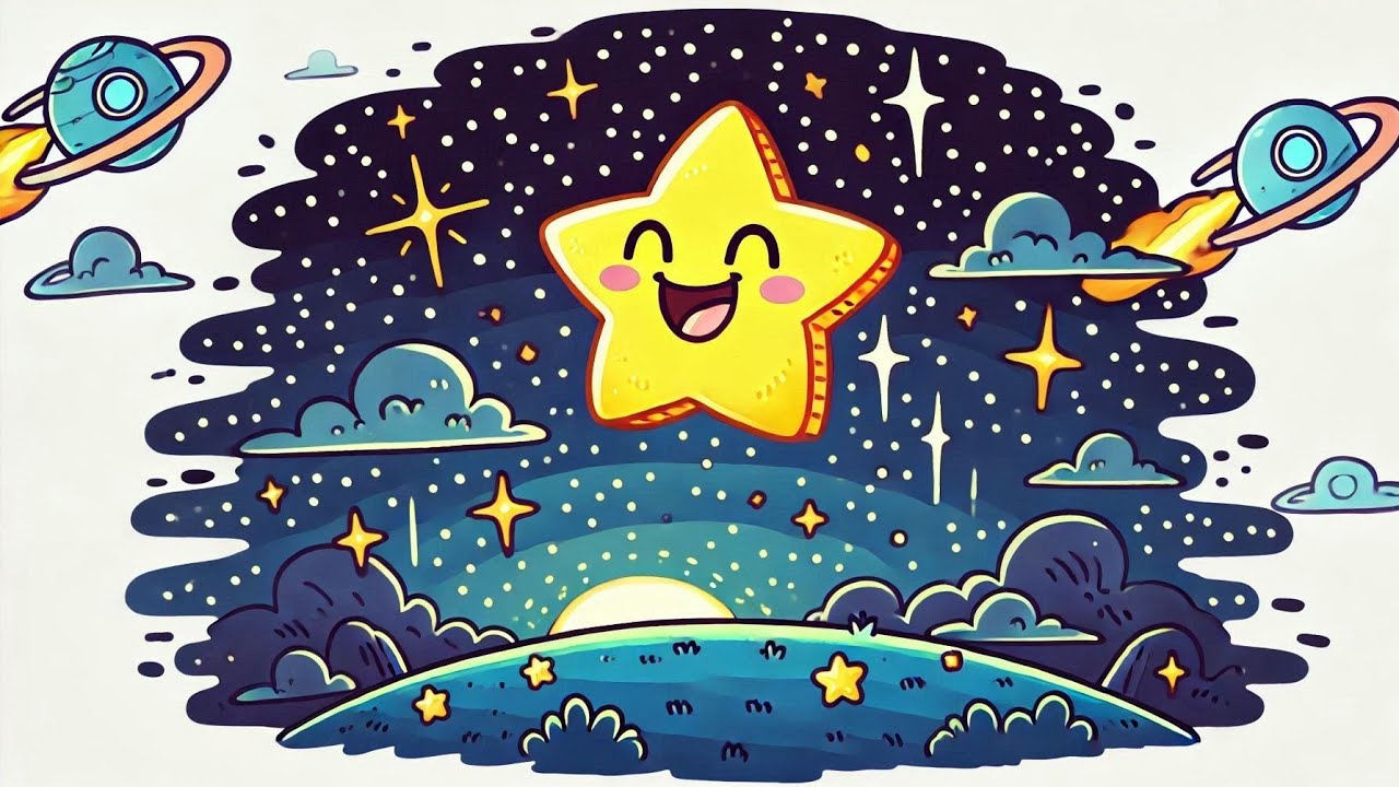 The Dancing Star Wonderful Rhymes | English Rhymes | School poems - YouTube