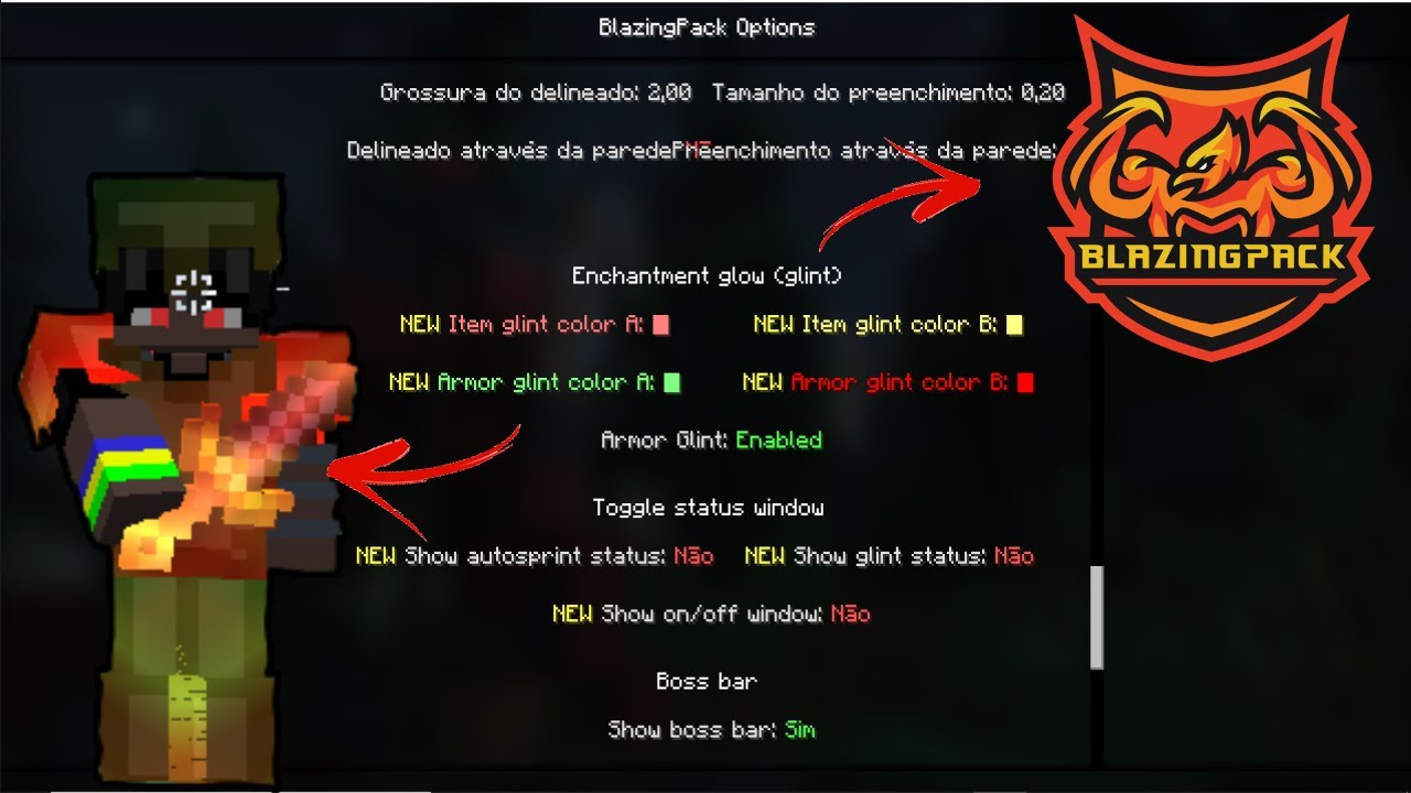 ESSA OPÇÃO DO BLAZING PACK DEIXA AS ARMADURAS DO MINECRAFT MUITO MAIS ...