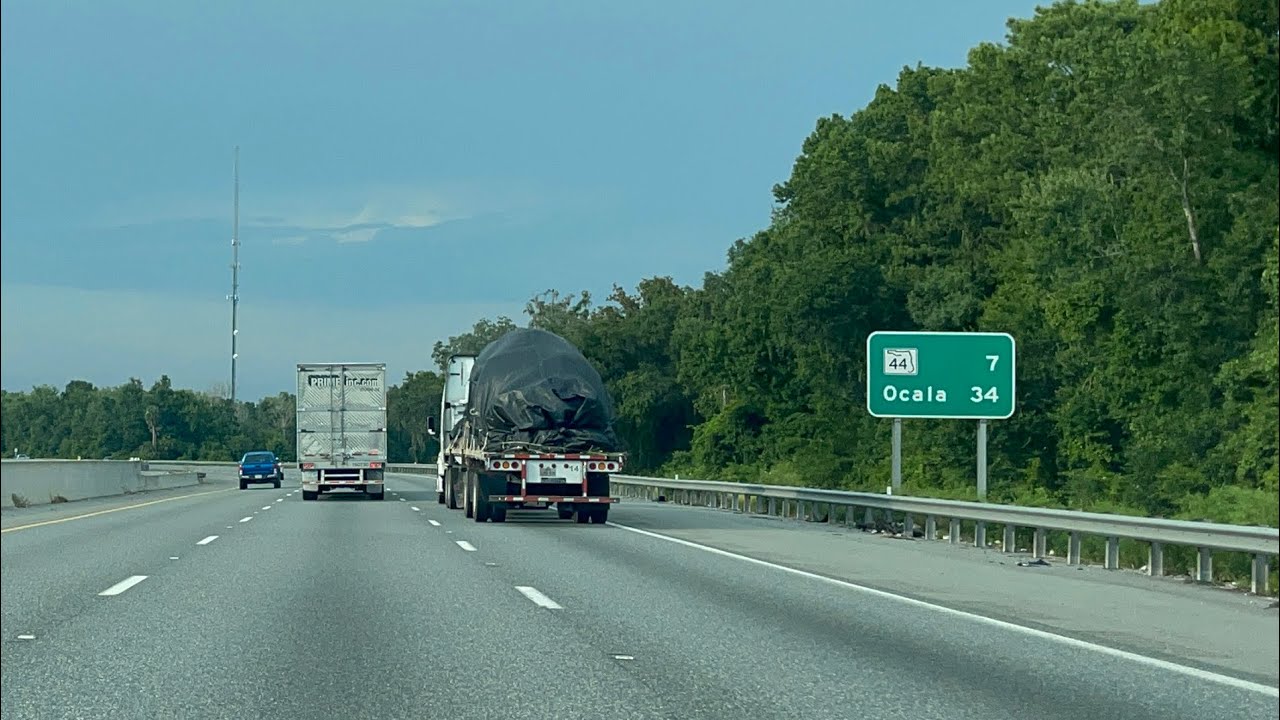 Interstate 75 Ocala Florida - YouTube