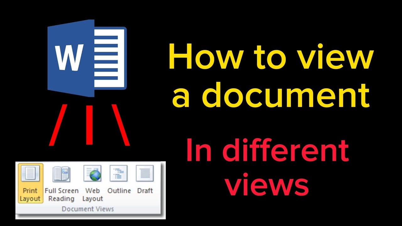 How to view a document in different views. |I.Am.Zarban| - YouTube