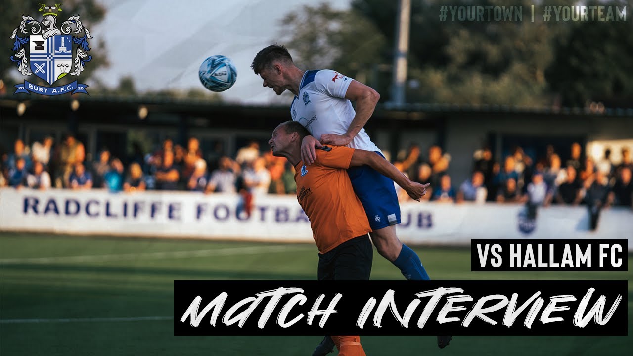 JOE DENMAN ON HEALTHY COMPETITION | MATCH INTERVIEW | Bury AFC - YouTube