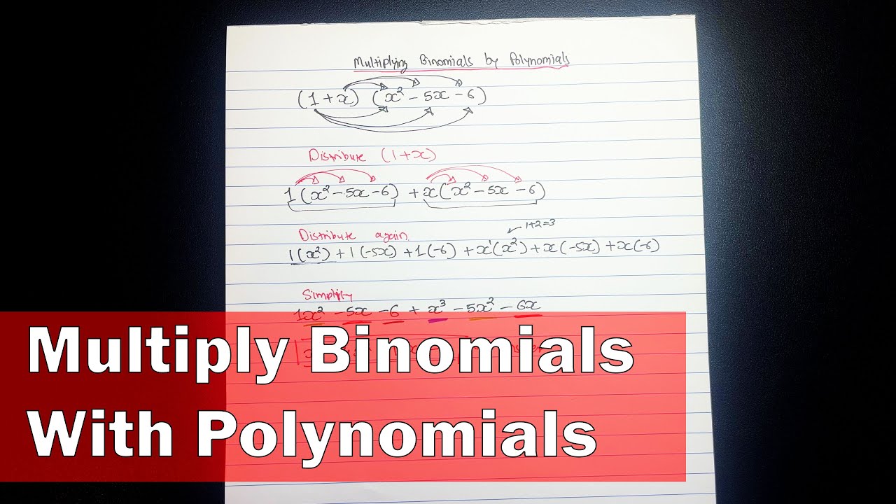 Multiplying Binomial with Polynomial - YouTube
