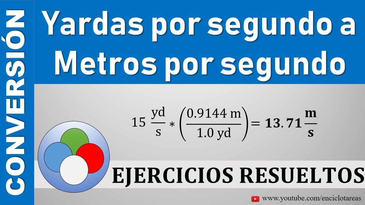 Yardas Por Segundo A Metros Por Segundo yd s A M s YouTube yardas-por-segundo-a-metros-por-segundo-yd-s-a-m-s-youtube