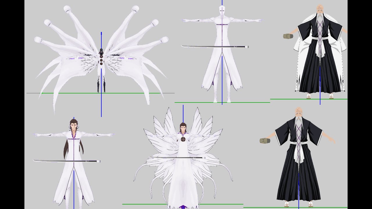 Warcraft 3: Bleach 3d Model Collection - YouTube