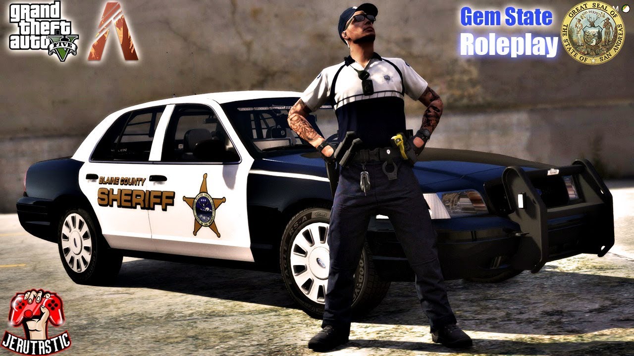 GTA 5 FiveM - Gem State Roleplay #8 - Dont Pull a Gun On My Deputy ...