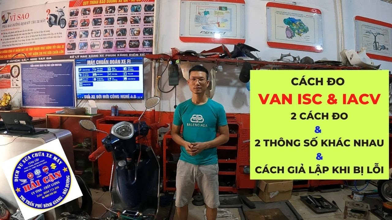 Cách kiểm tra van ISC Yamaha và van IACV Honda khi bị lỗi và cách giả ...