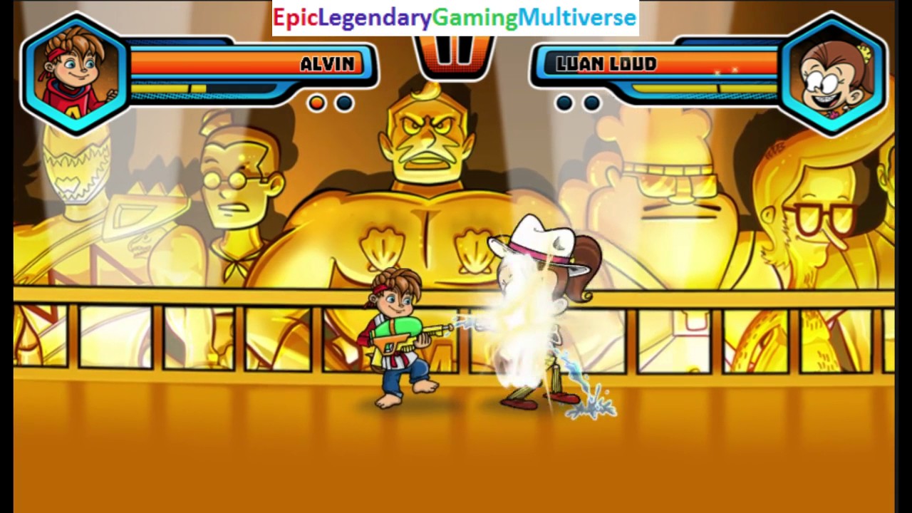Luan Loud VS Alvin The Chipmunk In A Nickelodeon Super Brawl World ...