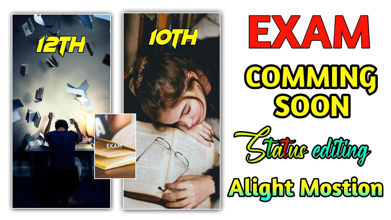 Exam Comming Soon Status Editing | 12th 10th Exam Status Editing ...