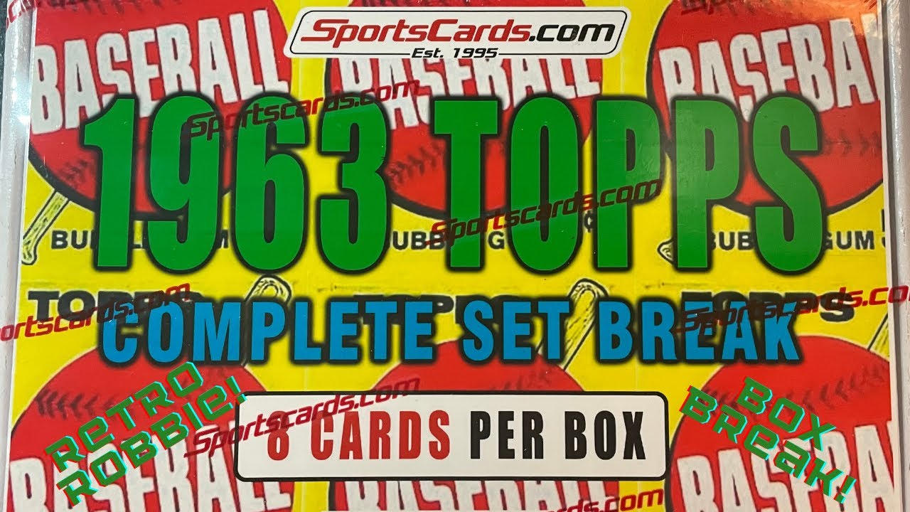 1963 Topps Mystery Box from Sportscards.com. 8 Cards per Box! What will ...