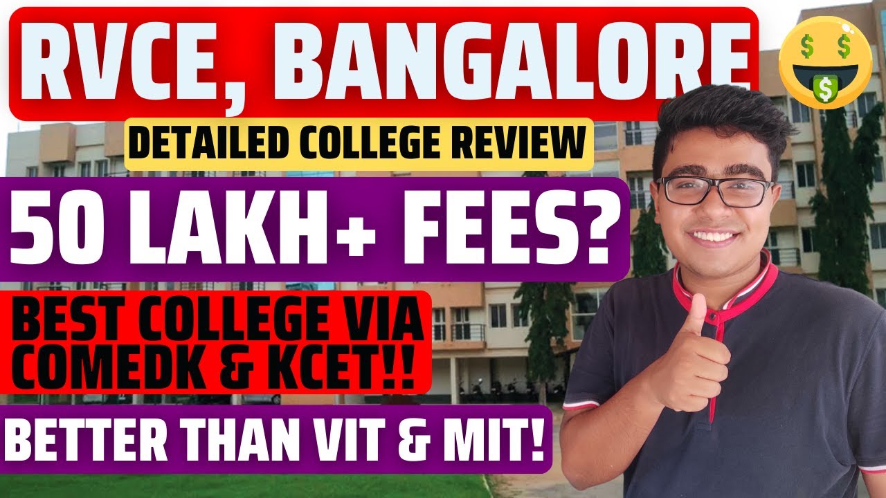 🤑RV College of Engineering Review🤑 | RVCE Bangalore Placements, Hostel ...
