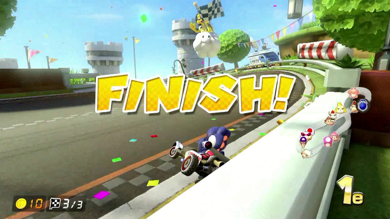 Playing Mario Kart because it's fun - YouTube