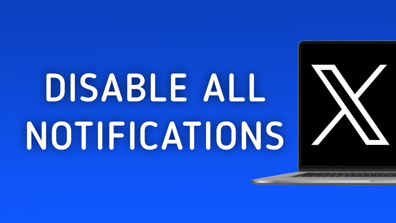 How To Disable All Notifications On X (Twitter) On PC (New Update ...