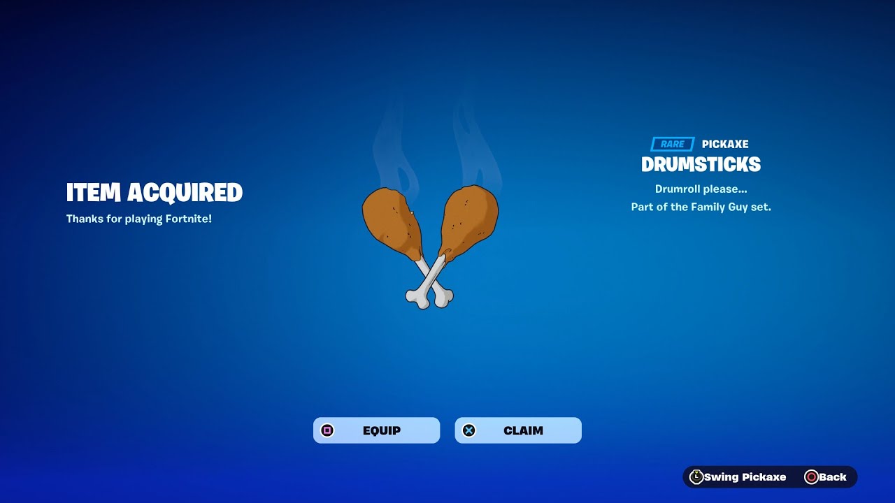How To Get Drumsticks Pickaxe NOW FREE In Fortnite! (FREE Drumsticks ...
