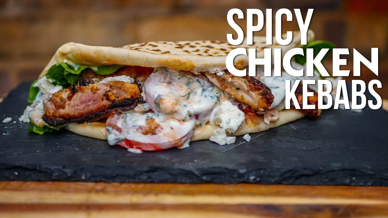 Spicy chicken kebab that's BETTER than the takeaway - YouTube
