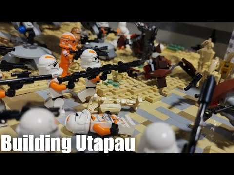 Lego Star Wars Building An Utapau Moc (BFVA22) - YouTube