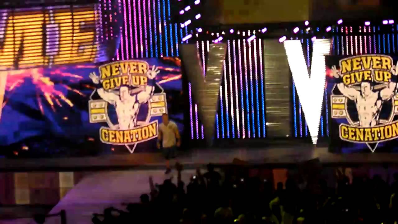WWE Survivor Series john cena entrance as a referee - YouTube