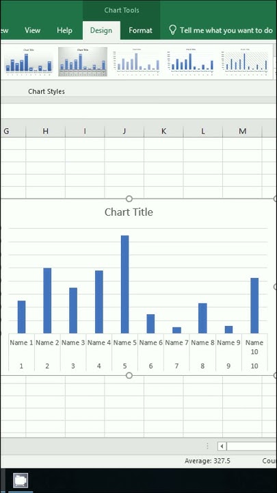 In 1 Second Make Excel Chart Lunar Computer College Youtube