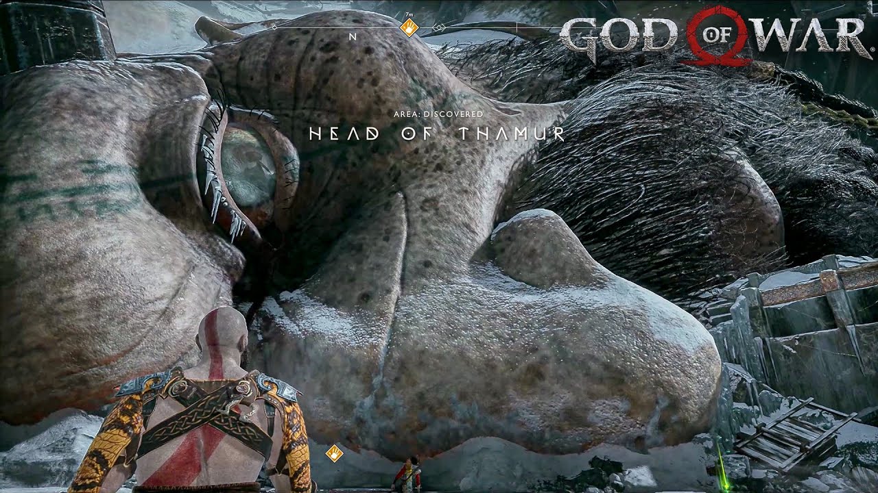 God of war 4 : Frost Giant Head of Thamur ||Part-11|| #gameplay [4k ...