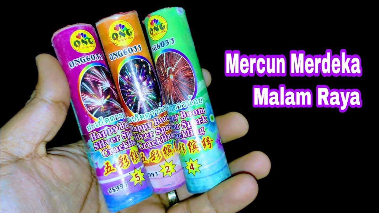 Mercun Merdeka Malam Raya - YouTube