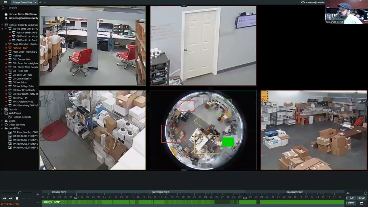 DW Spectrum Demo - How should we use Fisheye Cameras? - YouTube
