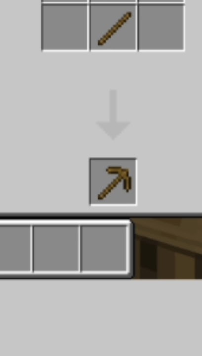 How to make pickaxe in Minecraft | ⛏️Minecraft | 😈🔥🥵 📉 #viral #1million ...