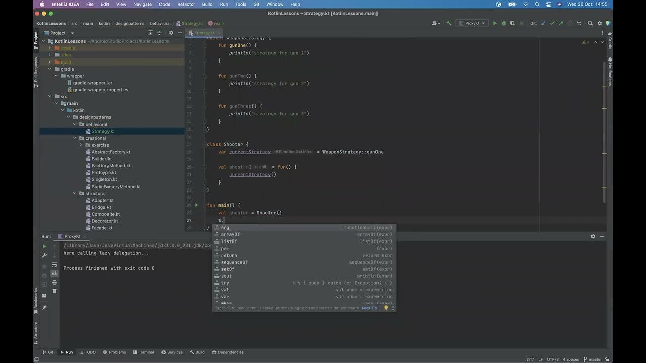 Strategy Design Pattern in Kotlin - YouTube