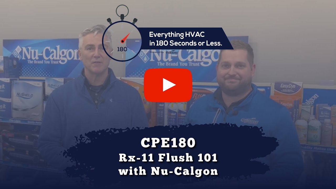 CPE 180 - Rx-11 Flush 101 with Nu-Calgon - YouTube