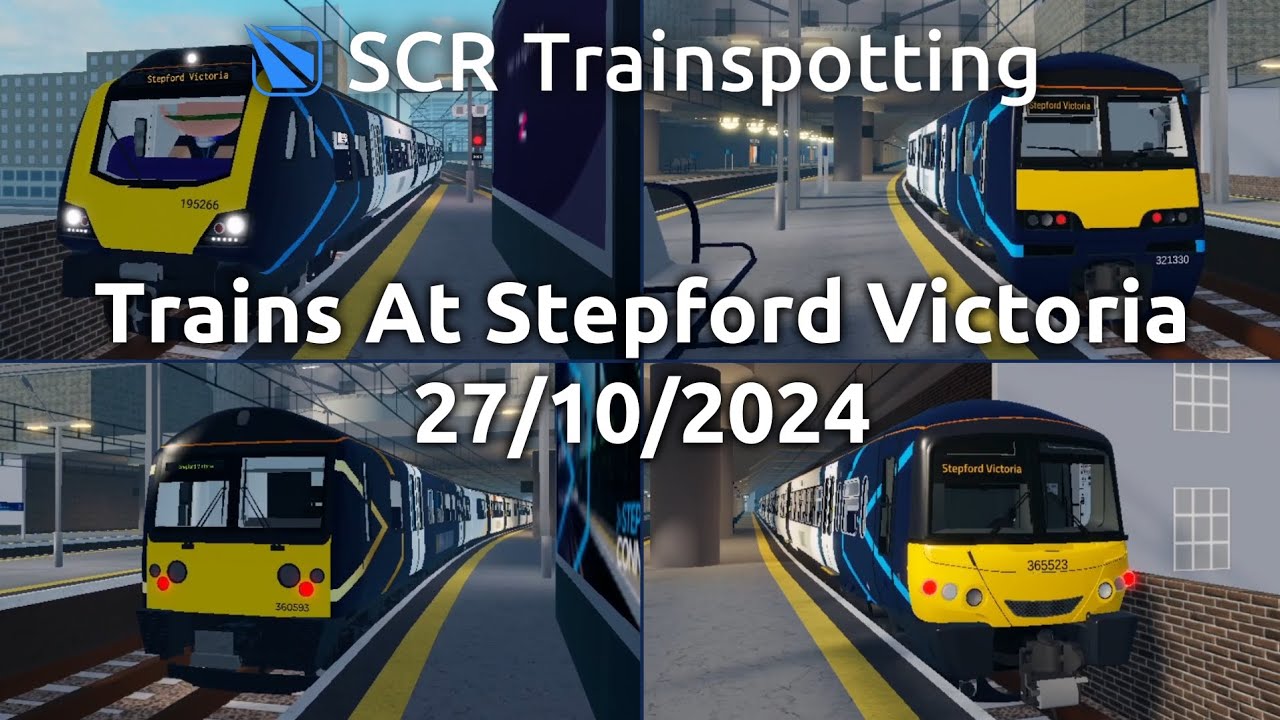 Trains At Stepford Victoria 27/10/2024 - SCR Trainspotting - Roblox ...