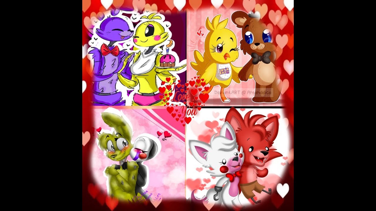 Foxy x Mangle Freddy x Chica Bonnie X Toy Chica Puppet x Springtrap ...