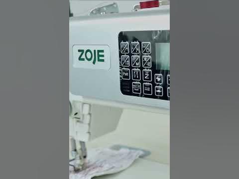 Máquina Reta Eletrônica Zoje Modelo A8100 - YouTube