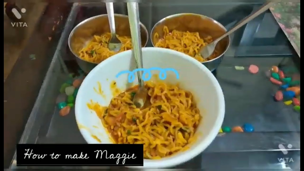 How to make tasty Maggie | tutorial | Let's eat | - YouTube
