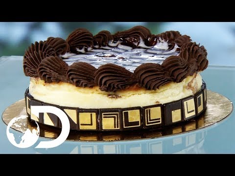 CHOCOLATE MARBLE TRUFFLE CAKE | How It's Made