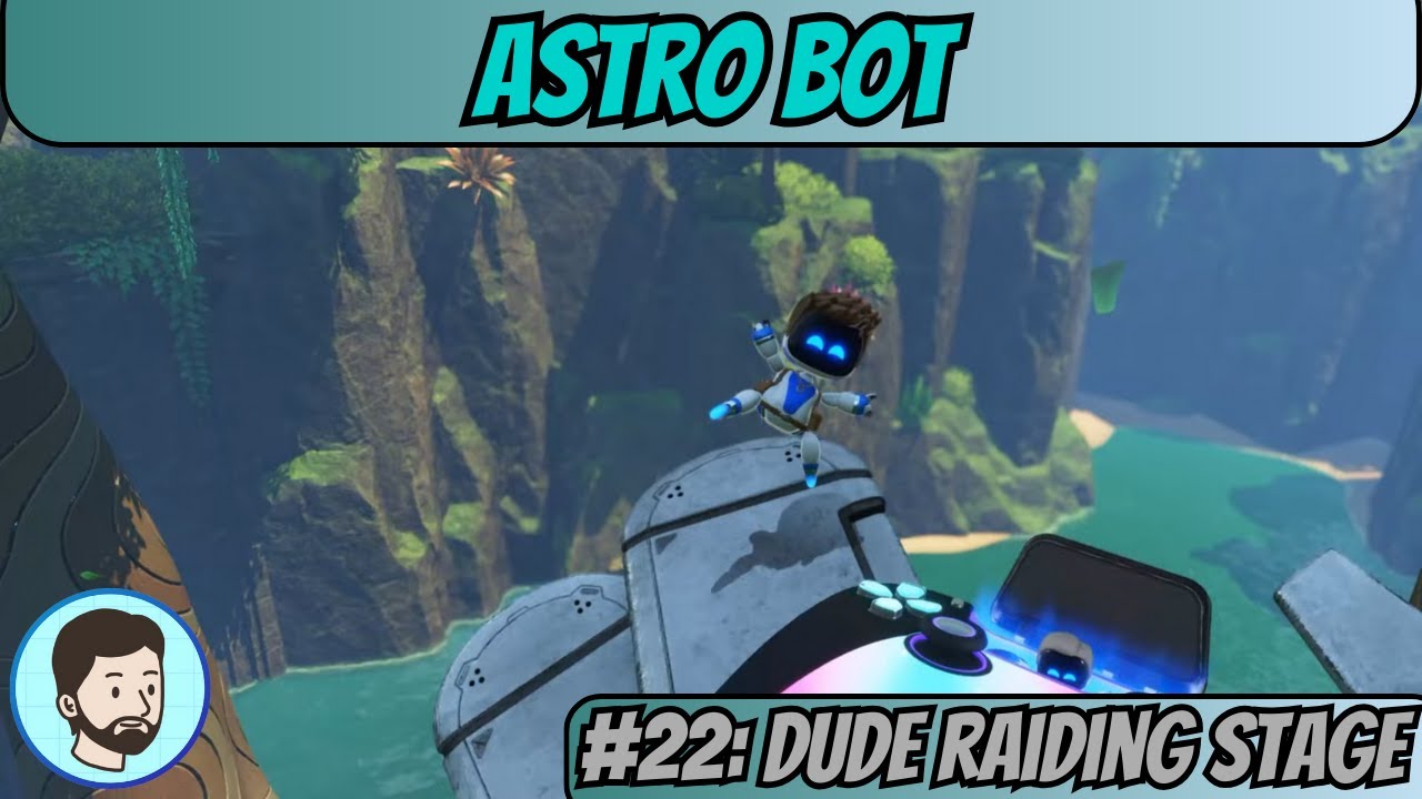 Astro Bot (Playstation 5) - Part 22: Dude Raiding Stage - YouTube