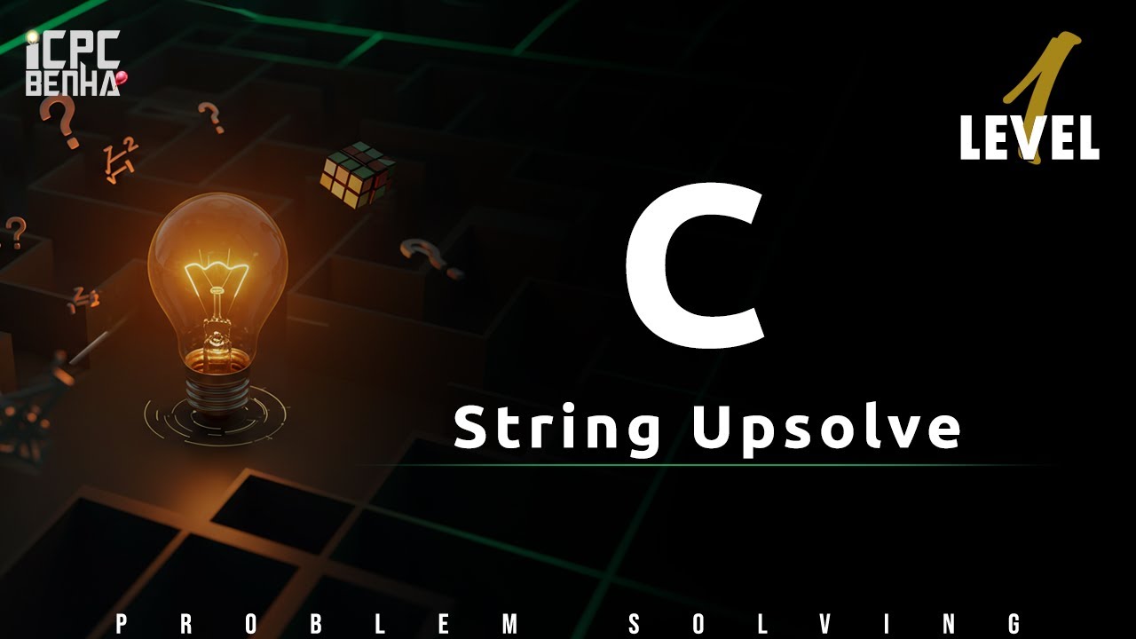 Problem C | String Sheet Upsolve - YouTube