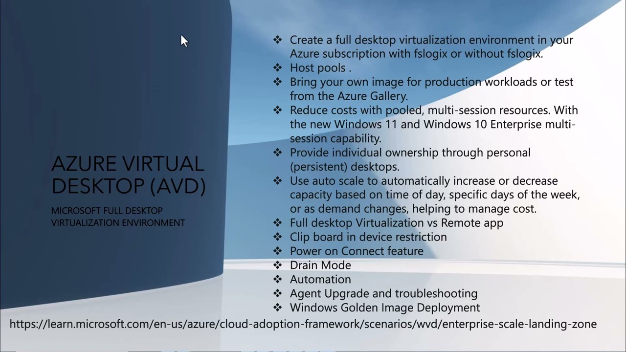 Azure Virtual Desktop (AVD ) Architecture, Concepts and Terminology ...