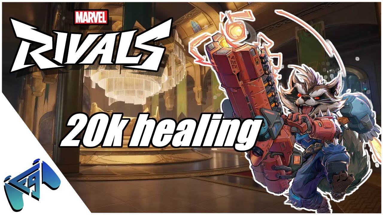 Marvel Rivals | Rocket Raccoon 20k healing - YouTube