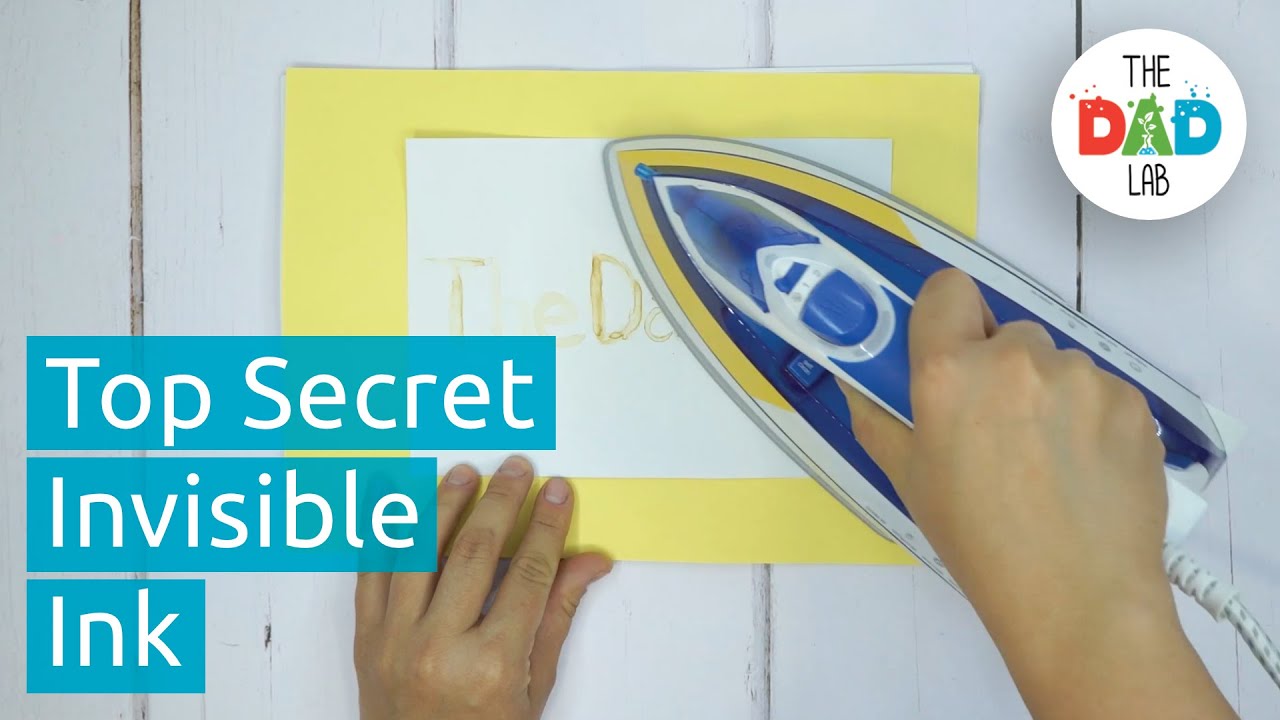 Lemon Juice Invisible Ink | Play Spies and Learn Chemistry - YouTube