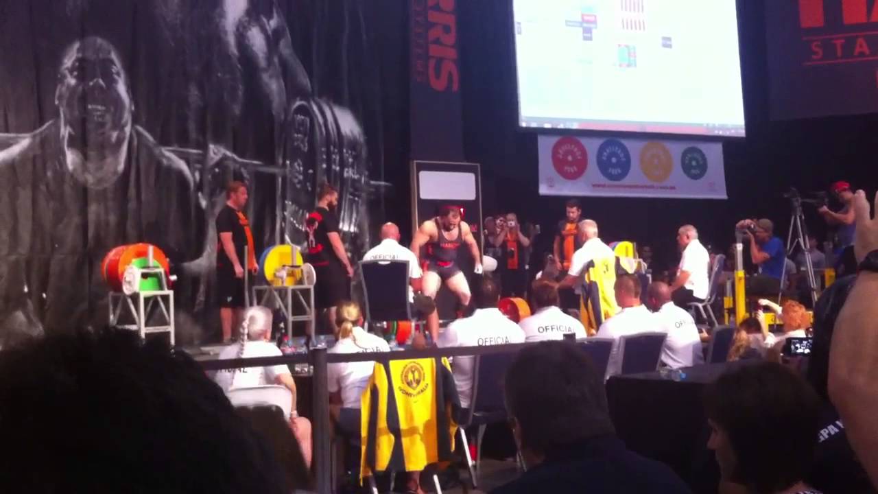 Zahir Khudayarov Deadlift GPA Worlds - YouTube