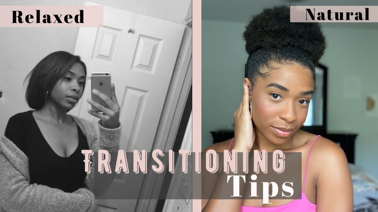 How I TRANSITIONED from RELAXED to NATURAL HAIR - YouTube