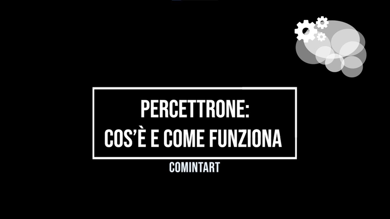 Il percettrone: cos'è e come funziona? - YouTube