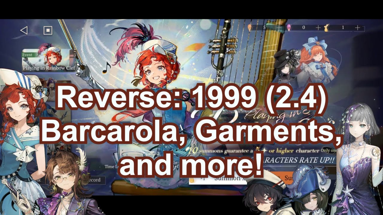 🎻🚢 Reverse: 1999 - First Look at 2.4 Update, Garments, Barcarola Skip ...