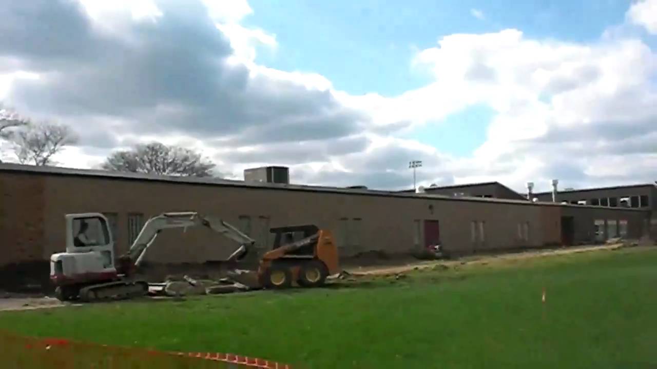 Butler Vo Tech construction. part 1 ground breaking begins - YouTube