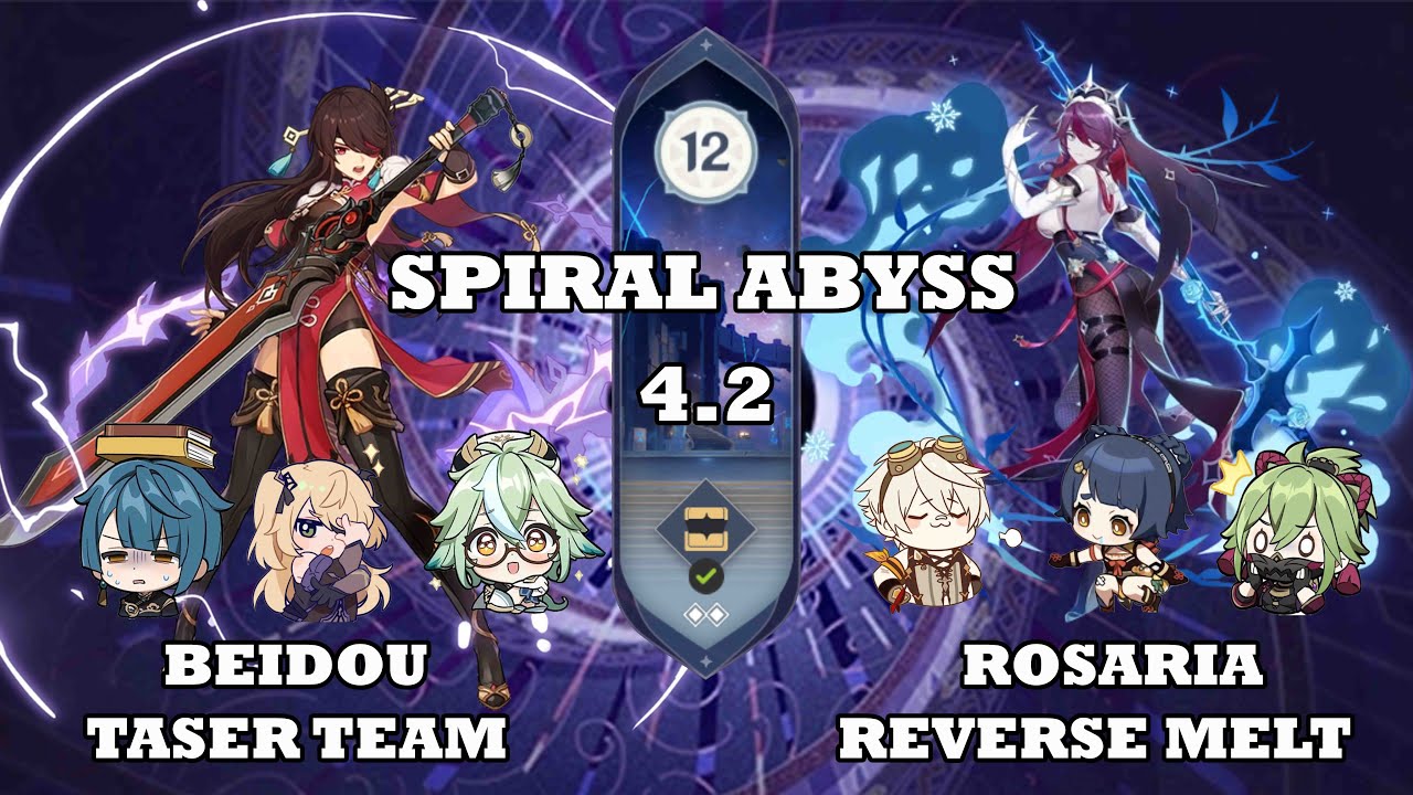 GENSHIN IMPACT I SPIRAL ABYSS 4.2 FLOOR 12 : BEIDOU TASER TEAM ...