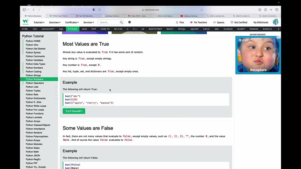 Mastering Boolean Values in Python Programming - YouTube